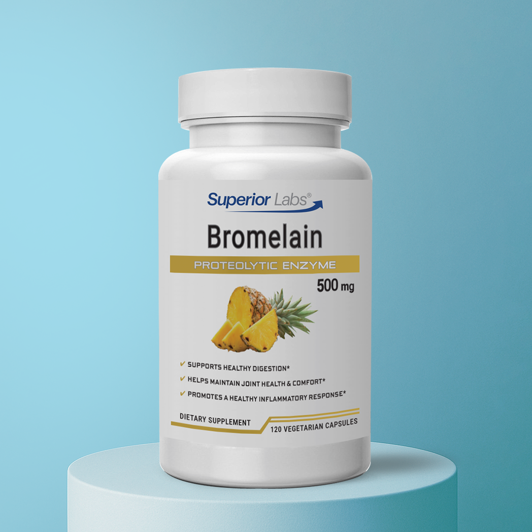 Bromelain Supplement | Pineapple Extract 500 mg | Superior Labs